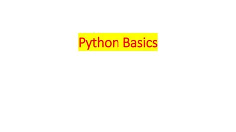 Full Python In 20 Slides Pptx