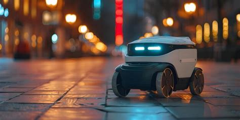 Small Delivery Robot Innovating Logistics With Autonomous Efficiency For Lastmile Delivery