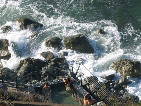 The Baths At Esalen Big Sur Mineral Hot Springs Flow Into … Flickr