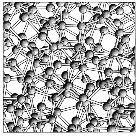 A Piece Of The Amorphous Diamond Structure Previously Obtained