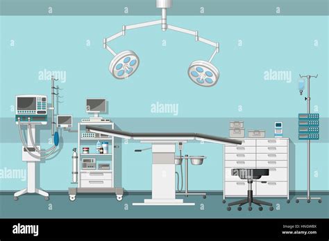Illustration Of A Operating Room Stock Vector Image And Art Alamy