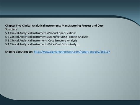 Ppt 2015 Global Clinical Analytical Instruments Industry Powerpoint