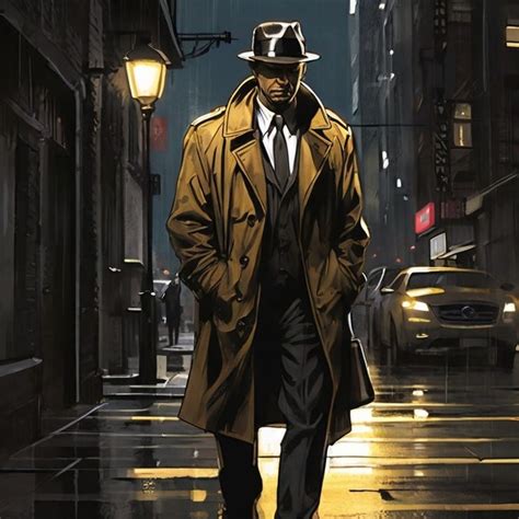 Noir Detective Scene Noir Detective Batman Detective Detective Outfit