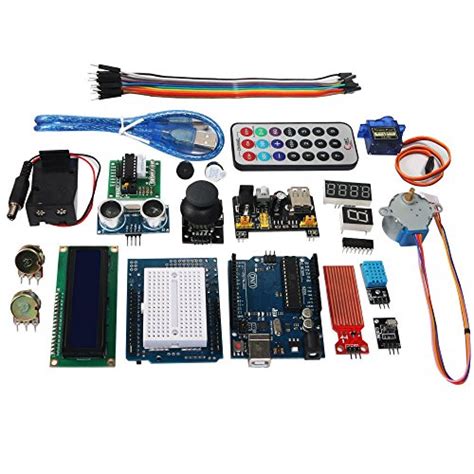 smraza ultimate uno project starter kit with stepper motor servo motor uno r3 board and