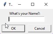 Creating User Input Dialog With Python GUI Programming