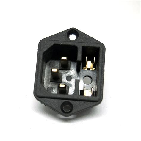 IEC Gold Plated Power Socket With Built In Fuse Holder DIY Hifi Supply