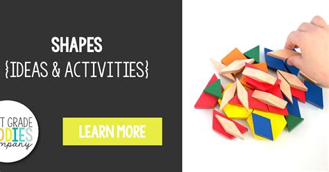 Shapes Ideas Activities First Grade Buddies
