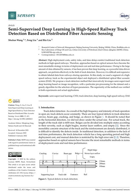 Pdf Semi Supervised Deep Learning In High Speed Railway Track Detection Based On Distributed