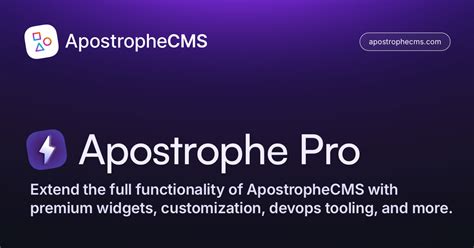 Upgrade Your Cms To Apostrophe Pro Apostrophecms