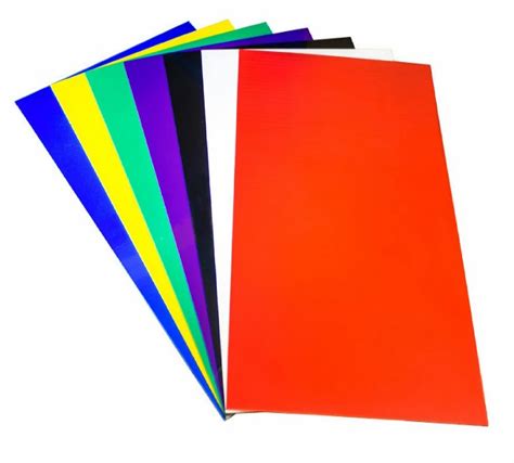 Multicolor Color Coated High Impact Polystyrene Sheets For Thermo And Vacuum Forming Thickness