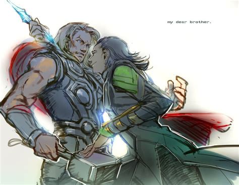 Thor And Loki Marvel Drawn By Liduke Danbooru