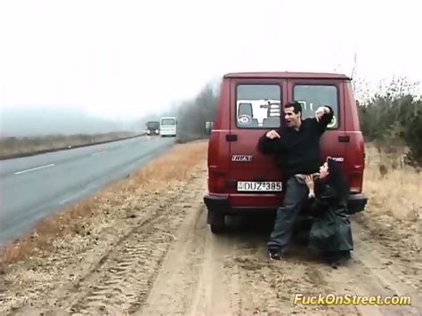 Public Sex In Front Of Massive Traffic