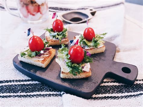 식빵카나페 만들기