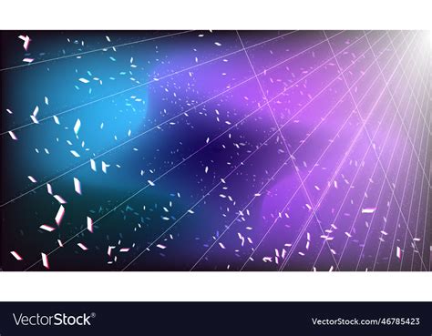 Neon Abstract Particles Background Royalty Free Vector Image