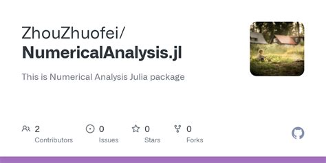 github zhouzhuofei numericalanalysis jl this is numerical analysis