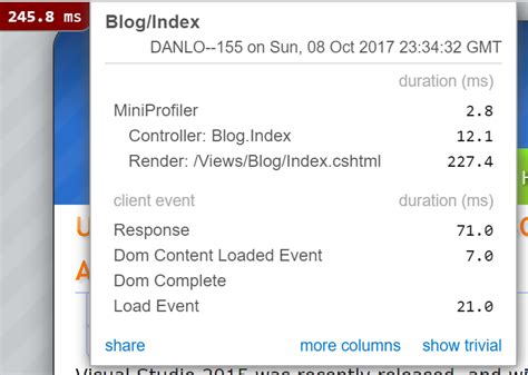 Unable To Get Entity Framework Core Profiling To Work · Issue 224 · Miniprofilerdotnet · Github