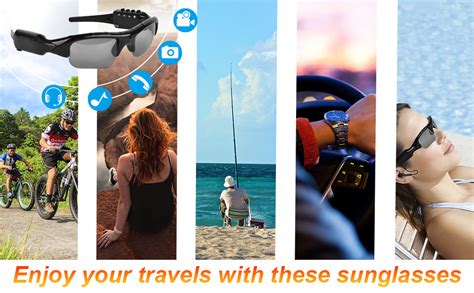 Konleya Smart Camera Glasses With Bluetooth Recording