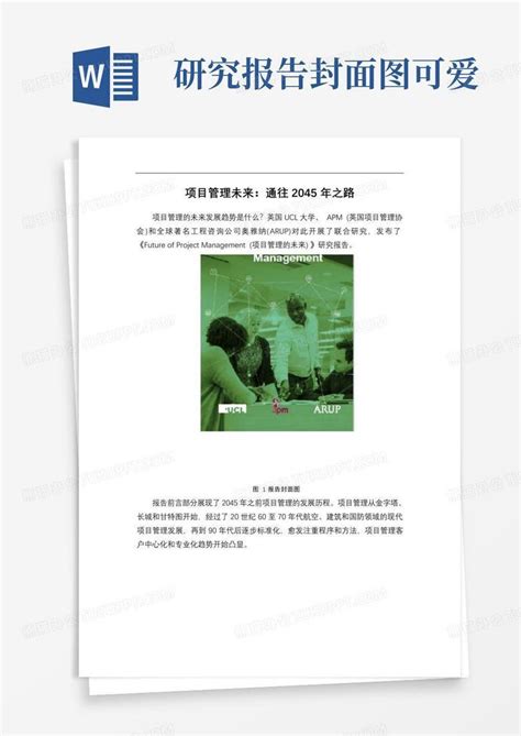 projectmanagement 项目管理的未来 研究报告解读Word模板下载 编号lzkmngov 熊猫办公