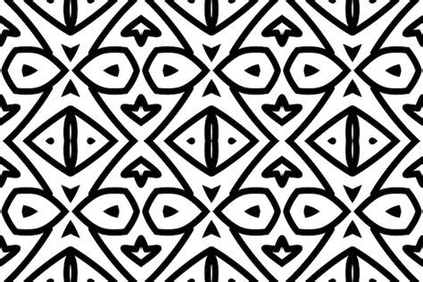 Premium Vector Ornament Seamless Pattern Geometric Background