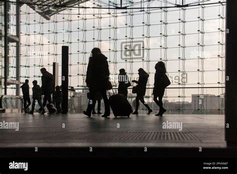 Central Station Travellers On The Road Deutsche Bahn AG Logo Berlin