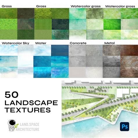 Enhance Your Designs With 50 Landscape Design Rendering Textures