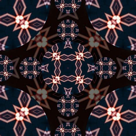 Premium Photo Seamless Abstract Symmetrical Pattern