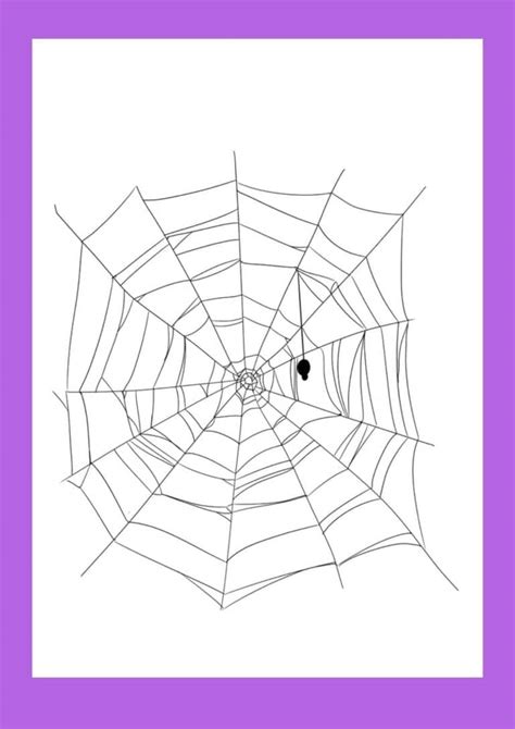 Spider Web Drawing Easy Step By Step Tutorials Artsydee Drawing Painting Craft