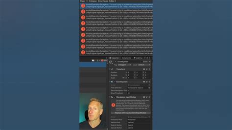 Unity Errors Adding Fp Asset Fix Old Vs New Input Errors Youtube
