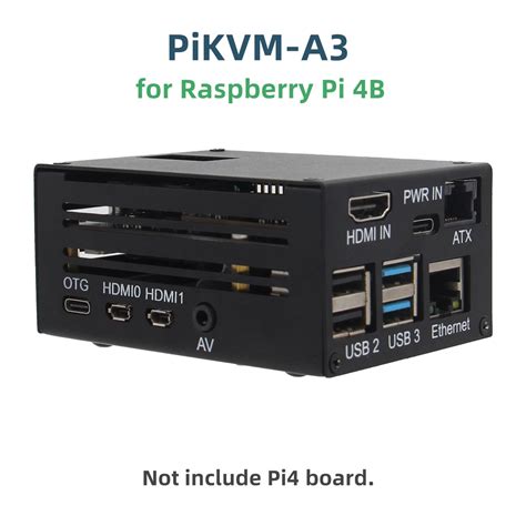Pikvm A3 Raspberry Pi Based Kvm Over Ip Hdmi Compatible To Csi For