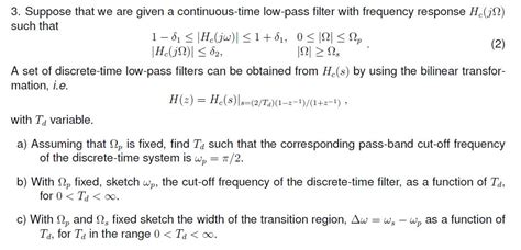 Solved Suppose That We Are Given A Continuous Time Chegg