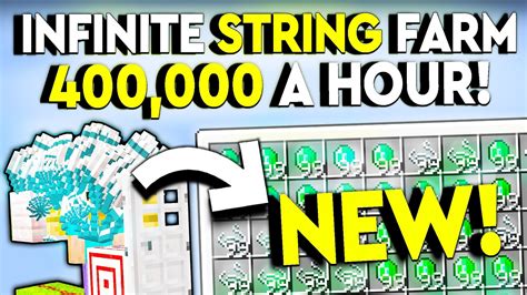1 21 Best Infinite String Emerald Farm Minecraft Tutorial Youtube