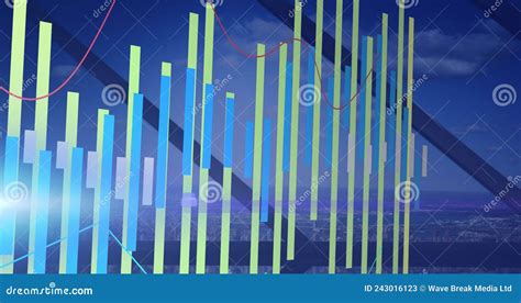 Image Of Data Processing Over Cityscape Stock Image Image Of Montage Digitally 243016123