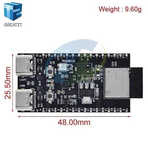 Esp32 H2 Devkitm Wifibluetooth H2 Sarja Threadzigbeeble Esp32 H2 Esp32 H2 Devkitm 1 N4 Esp32