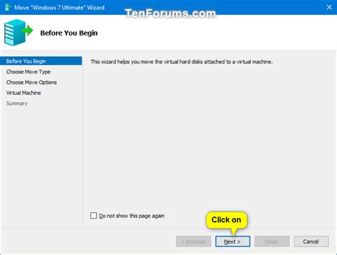 Move Hyper V Virtual Machine In Windows 10 Tutorials