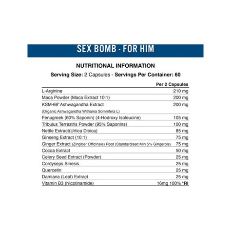 Applied Nutrition Sex Bomb For Him Xtreme Nutrition