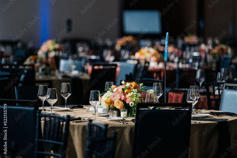 Event Table Setups Stock Photo Adobe Stock