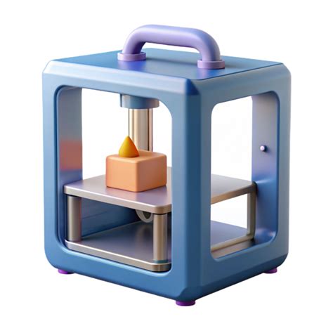 Impressive Classic Advanced 3d Printer Creating A Complex Object Premium 59427312 Png