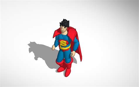 3d Design супермен Tinkercad