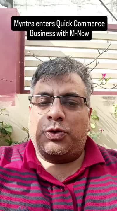 Prabhat Poddar On Linkedin Myntra Enters Quick Commerce With M Now Whats Next For E Commerce In