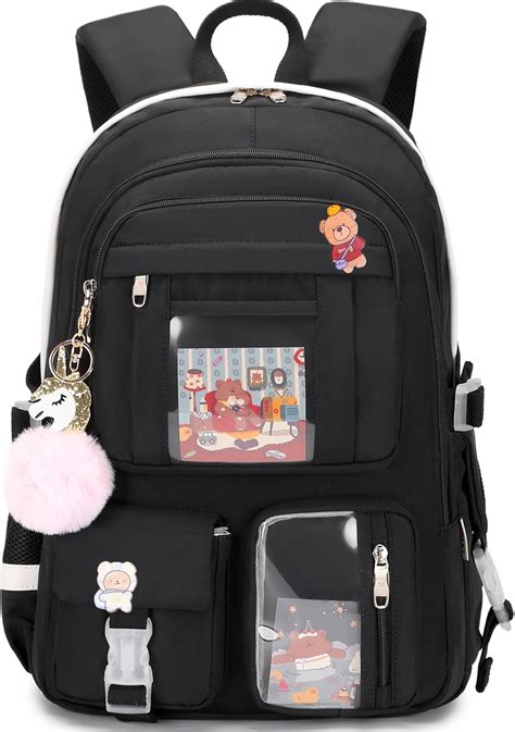 Backpack For Girls With Accessories Laptop Bookbags 16 Inch
