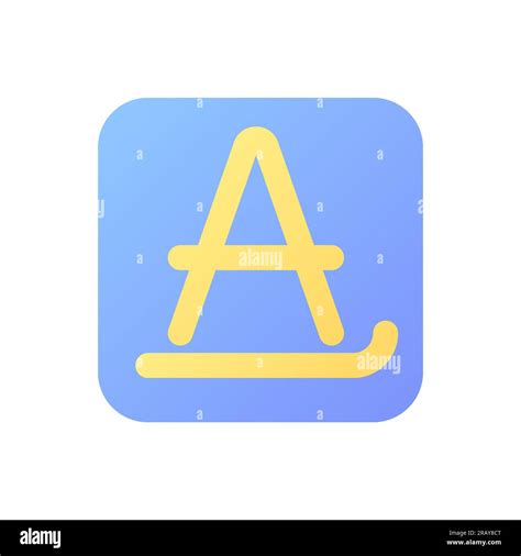 Text Formatting Pixel Perfect Flat Gradient Color Ui Icon Stock Vector