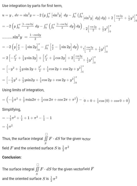 Solved 14 Evaluate The Surface Integral F DS For The Vector Field Course Hero