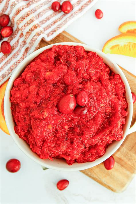 Cranberry Orange Relish Wonkywonderful