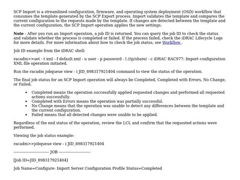 Overview Server Configuration Profiles Reference Guide Dell Technologies Info Hub