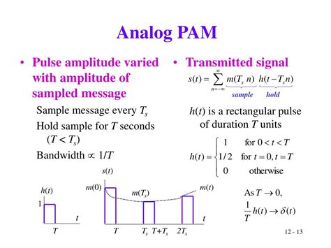 PPT Analog Pulse Amplitude Modulation PowerPoint Presentation Free Download ID 442016