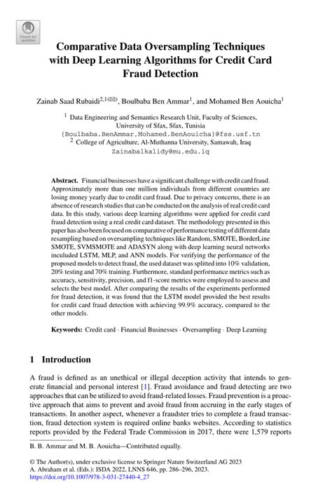 Pdf Comparative Data Oversampling Techniques With Deep Learning