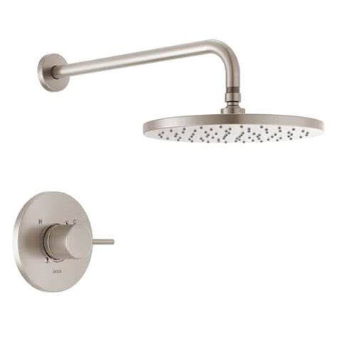 Delta Brushed Nickel Shower And Bathtub Trim Kits The Home Depot