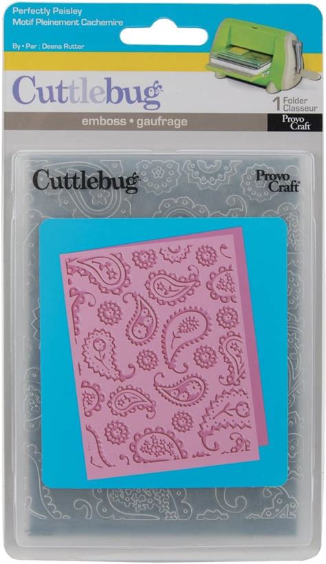 Cuttlebug A2 Embossing Folder Perfectly Paisley