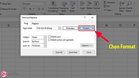 hƯỚng dẪn cÁch sỬ dỤng cÔng cỤ tÌm kiẾm vÀ thay thẾ trong excel
