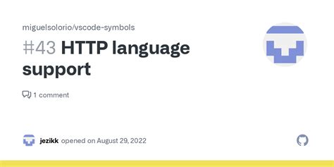 Language Support Issue Miguelsolorio Vscode Symbols GitHub